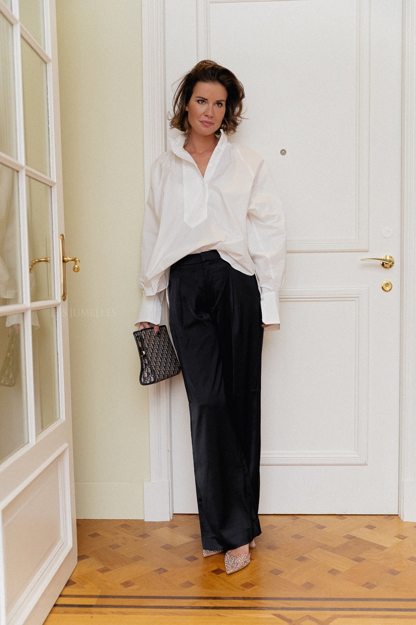 Aria oversized shirt white Les Jumelles