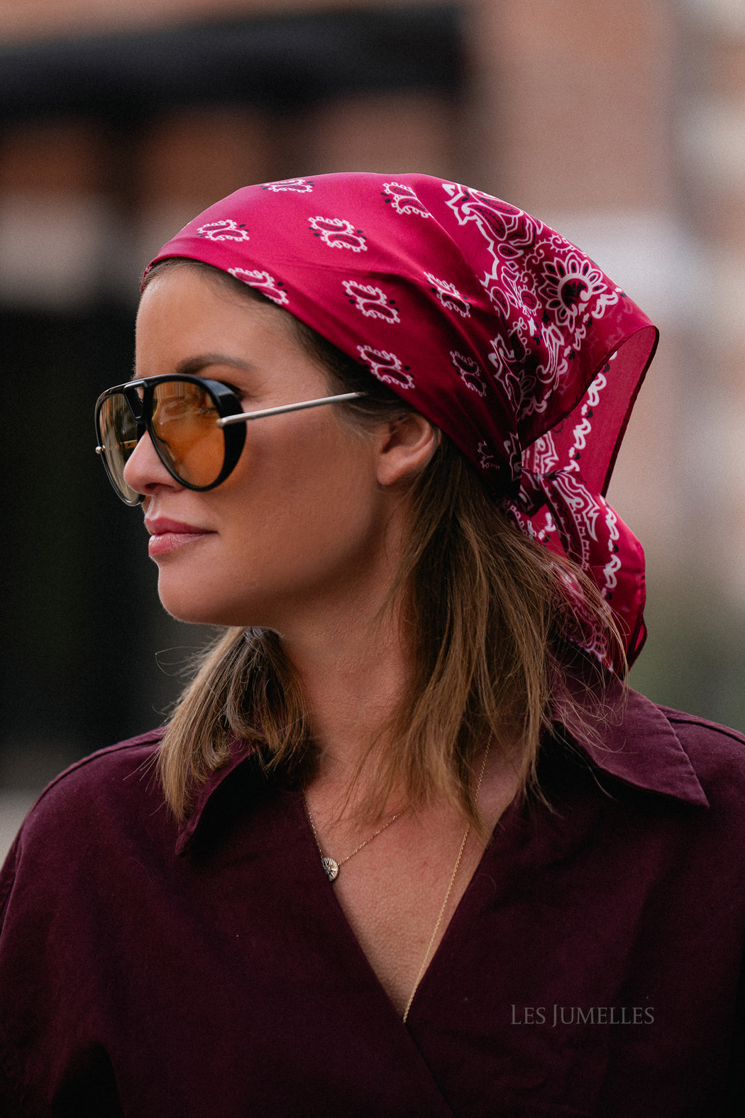 YASEnya SS pull en maille rose – Les Jumelles